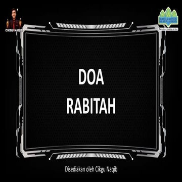DOA RABITAH | PDF