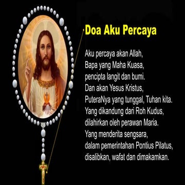 Doa Rosario Peristiwa Terang | PPTX