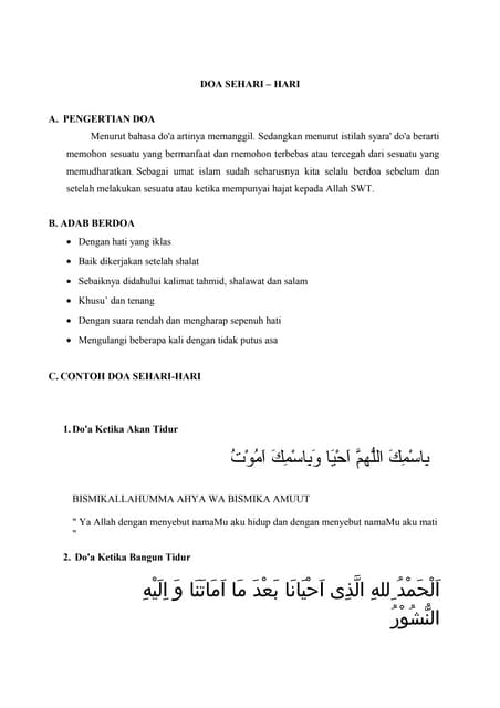 Doa doa | PDF