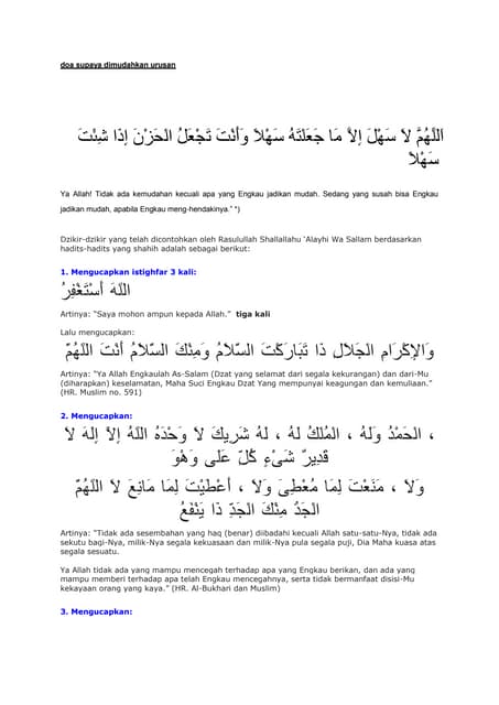 Risalah doa 063 doa selepas berwuduk dan kelebihannya | PDF