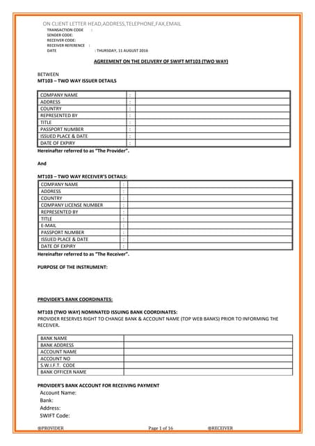 Process Flow Chart - Sblc Issuance And Monetization | PPTX | Business ...