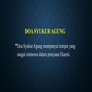 Doa Syukur Agung dalam perayaan Ekaristi.pptx