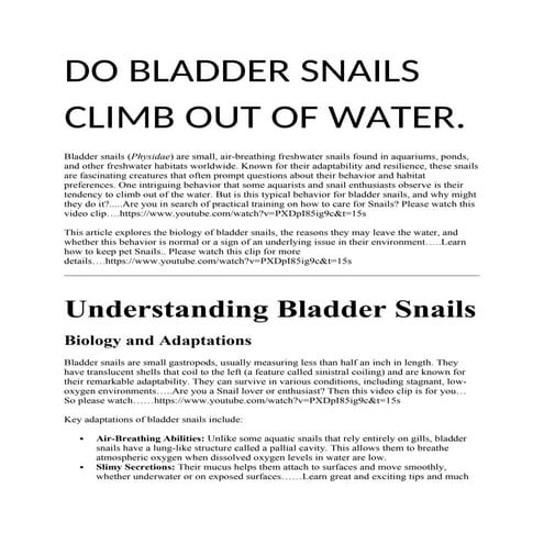 DO SNAILS CRAWL OR SLITHER.EXPLAIN WITH EVIDENCE. | DOCX