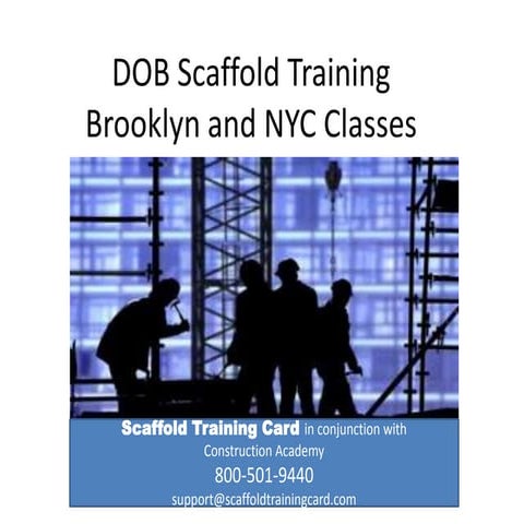 Scaffold Training in NY | PPTX