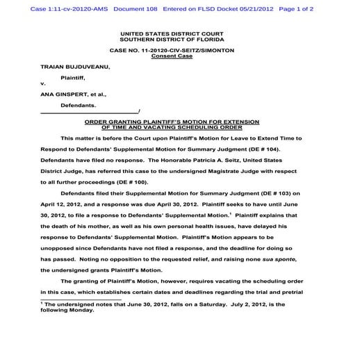 Order denying plaintiff's motion to compel | PDF