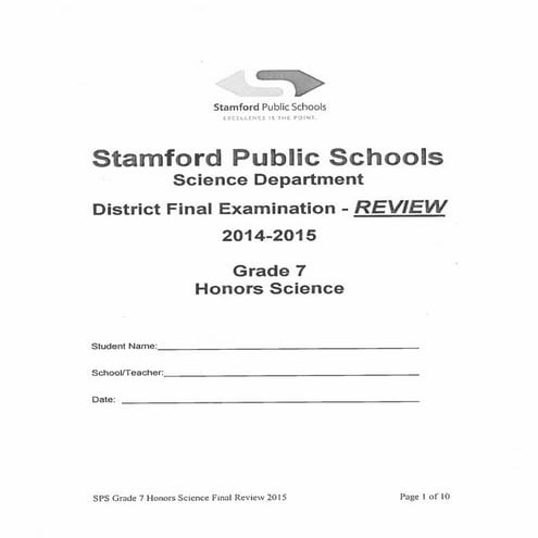 Final Review Doc | PDF