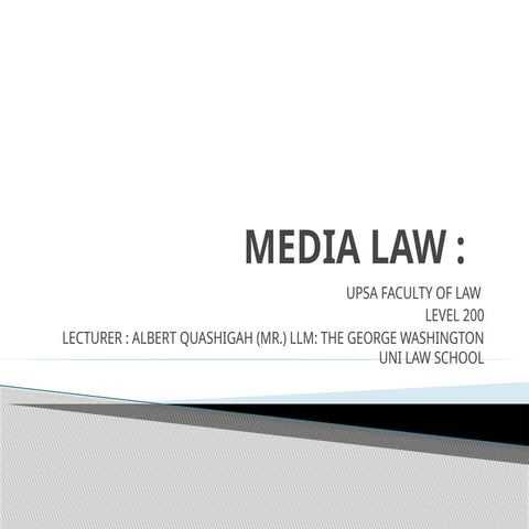 INTERNATIONAL LEGAL FRAMEWORK FOR FREEDOM OF EXPRESSION, FREEDOM OF ...
