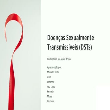Doenças sexualmente transmissíveis...PPT