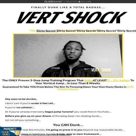 VERT SHOCK isthe only system I know of that’s PROVEN to boost your hops ...