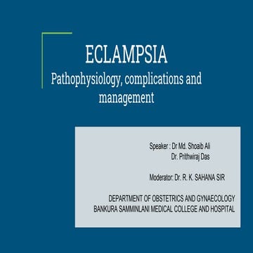 ECLAMPSIA | PPTX