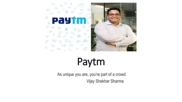PPT FROM PAYTM final powerpoint presentation | PPTX