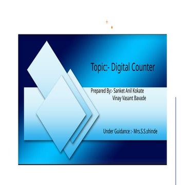 Digital counter ppt nqksbniejsnsjnsnsnsn | PPTX