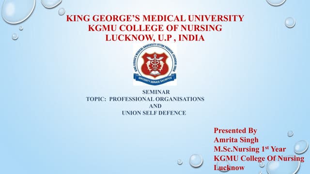 INTERNATIONAL COUNCIL OF NURSES | PPTX