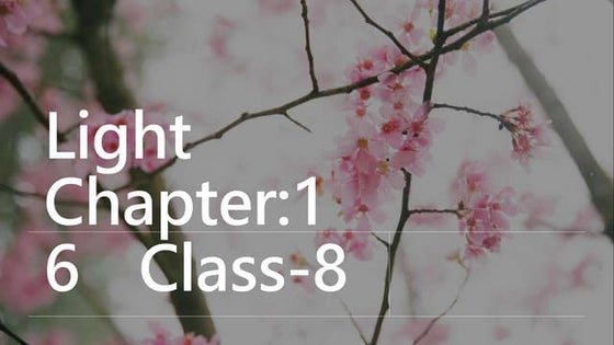 CLASS 8 LIGHT PPT.pptx