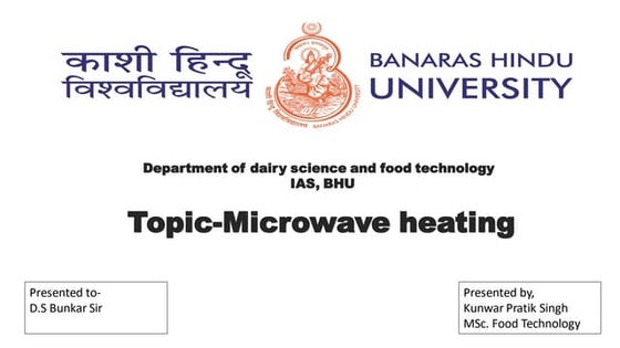 How a Microwave Works | PPTX | Science