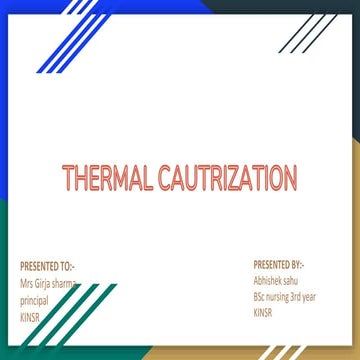 Cauterization | PPTX