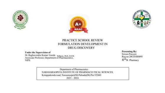 Different Forms of Drug Formulation | PPTX