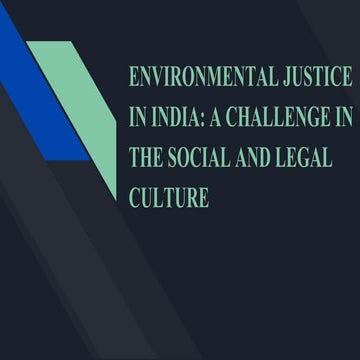 Environmental justice | PPTX