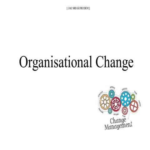 Organizational change | PDF