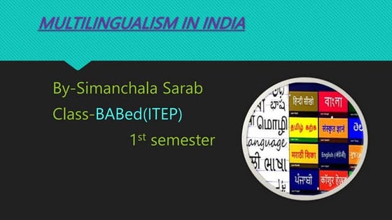 Multilingual | PPTX | Education