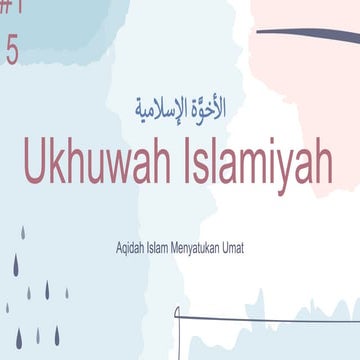 islamiyah aqidah islam menyatukan umat... | PPT