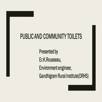 Toilets categorization, norms, operation and maintenance | PDF