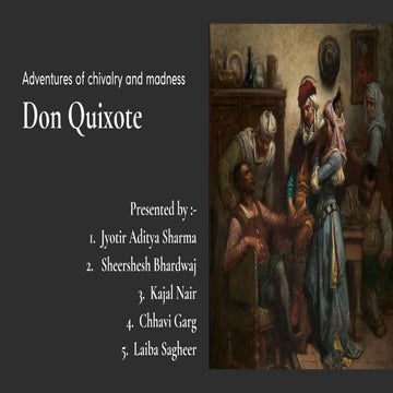 Leadership in Don-Quixote, a famous literature | PDF