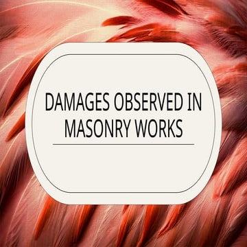Mason ry work Masonry work Masonry work | PPTX