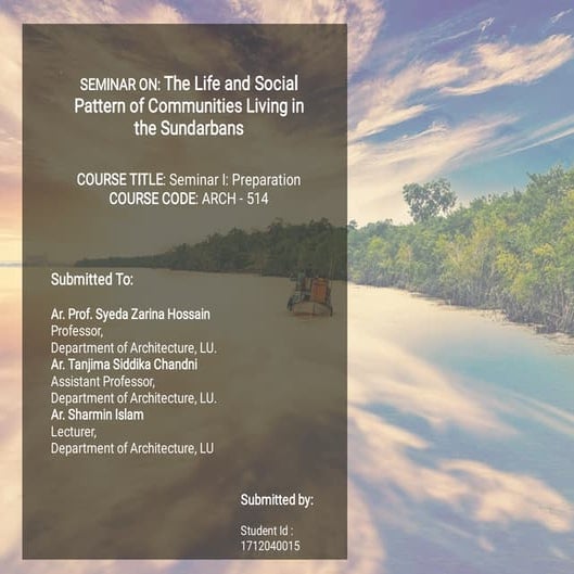 The Life and Social Pattern of Communities Living in the Sundarbans | PDF