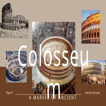 Colosseum of Rome history and facts. | PDF