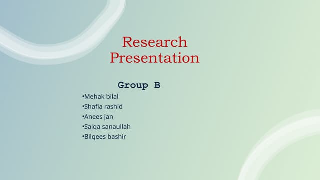 OBG Research | Obstetrical Gynecology | Problem statements | PPTX