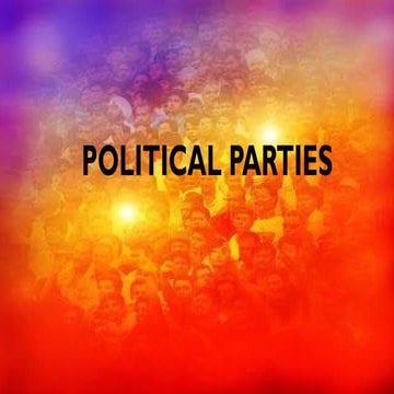 Social project work-political parties | PPTX