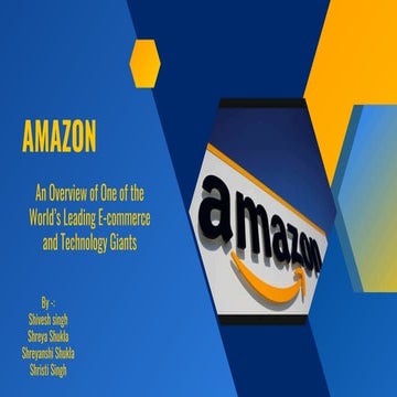 Amazon a innovative idea for modern business | PDF