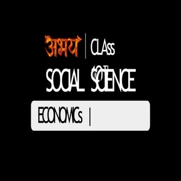 Economics notes for class 10 cbse students | PPTX