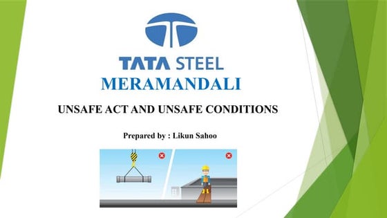 Unsafe Act and Unsafe condition | PPT