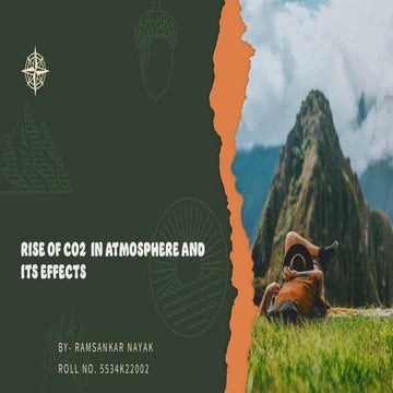 Rise of co2 in atmosphere and it's effects | PDF