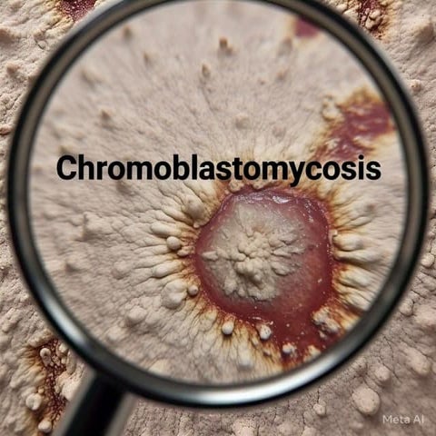 Chromoblastomycosis in humans-Description and pathogenecity | PPTX