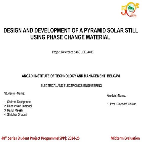 Design and development of pyramid shapes | PPT