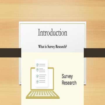 Title: PPT related to Survey: Introduction | PDF