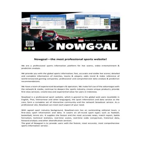 nowgoal | PDF