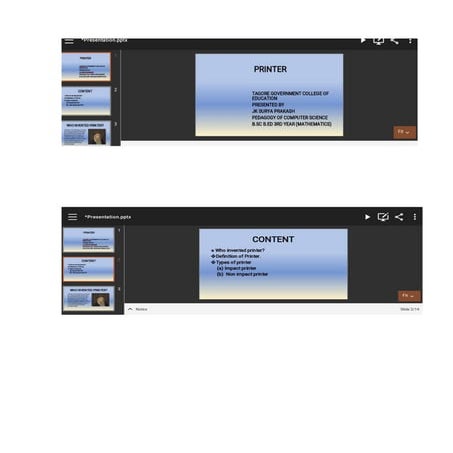 Presentation on Central Processing Unit. | DOCX