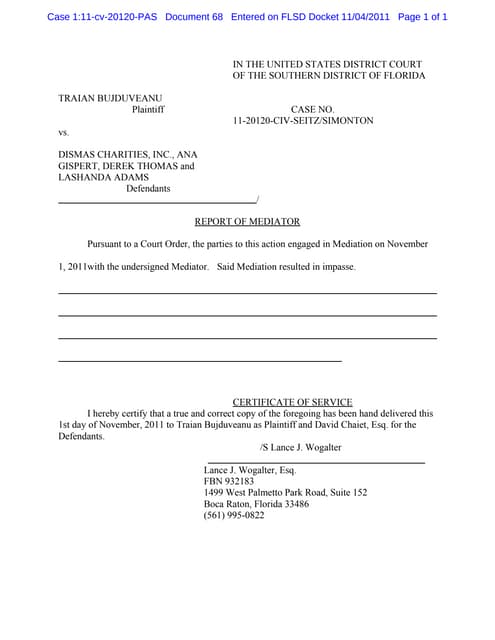 Notice of taking deposition | PDF