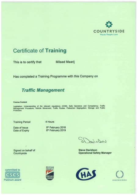 Time Management Certificate | PDF
