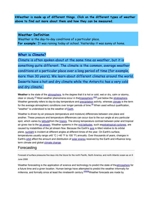 Science - 6th Grade_ Weather & Climate .pptx | Geography | Science