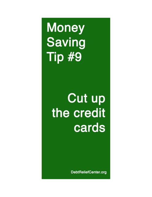 Money Saving Tip #10 Think, before you spend. | DOCX