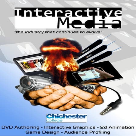 Interactive Media poster for Chichester College | PDF