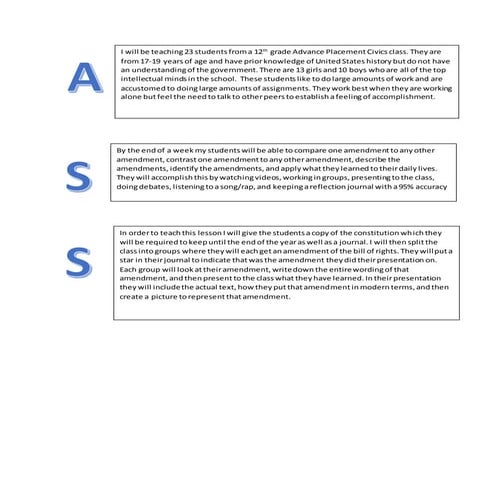 Constitution Lesson Plan: 4th Grade | DOCX