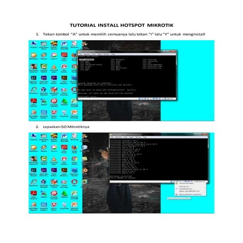 Tutorial Install Hotspot Mikrotik di VirtualBOX | PDF