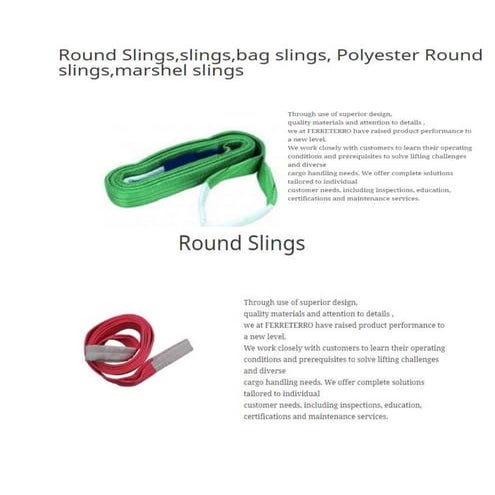 Slings,Round Slings,Webbing Slings.Chain Slings, | DOCX