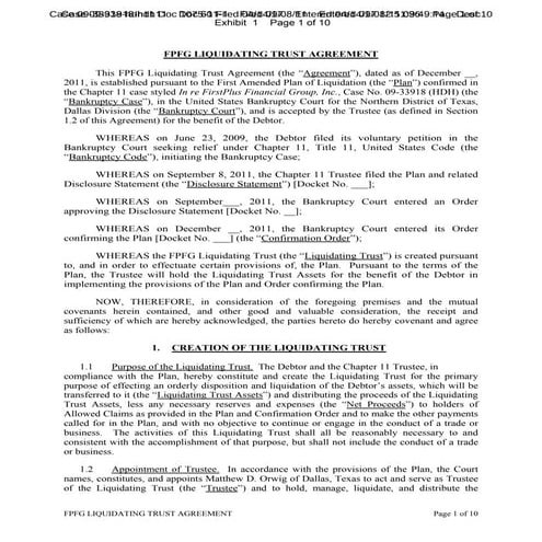 Requirements for the Chapter 11 Reorganization Plan | PPTX